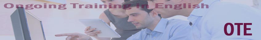 UVT - Ongoing Training in English